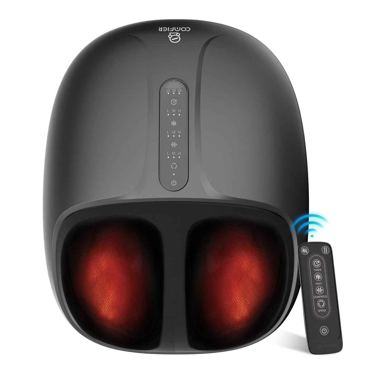 COMFIER HSA Eligible Shiatsu Foot Massager with Heat – Comfier